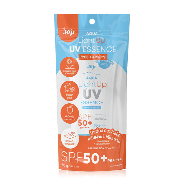 กันแดดโจจิ สำหรับผิวหน้า JOJI Secret Young Aqua Light Up UV Essence ...