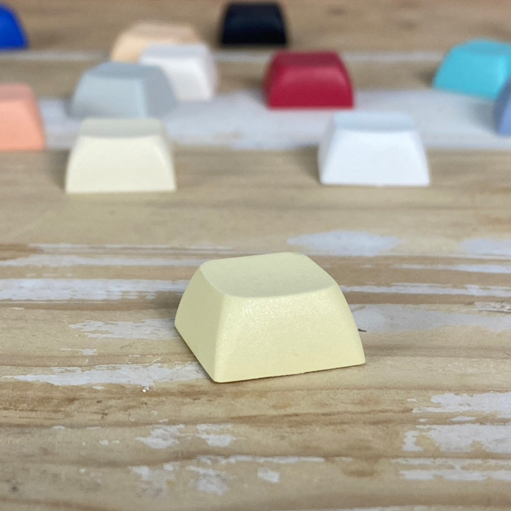 พร้อมส่ง Keycap PBT Blank XDA Profile ขนาด 1U มี 43 สี สีพาสเทล คีย์แคป ...