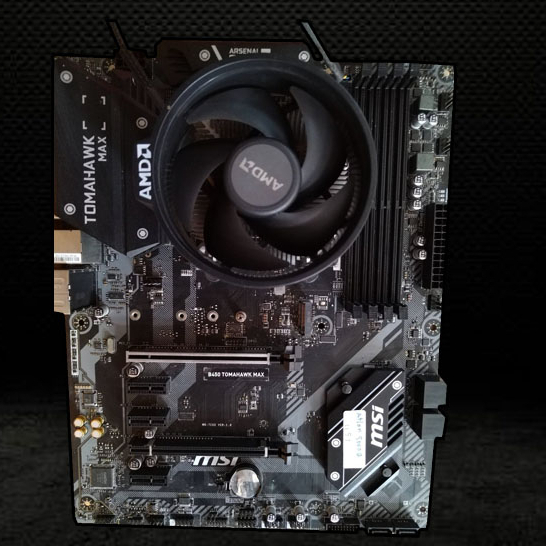 เมนบอร์ดพร้อมซีพียู : CPU AMD ATHION 200GE และ MB AM4 MSI B450 TOMAHAWK ...