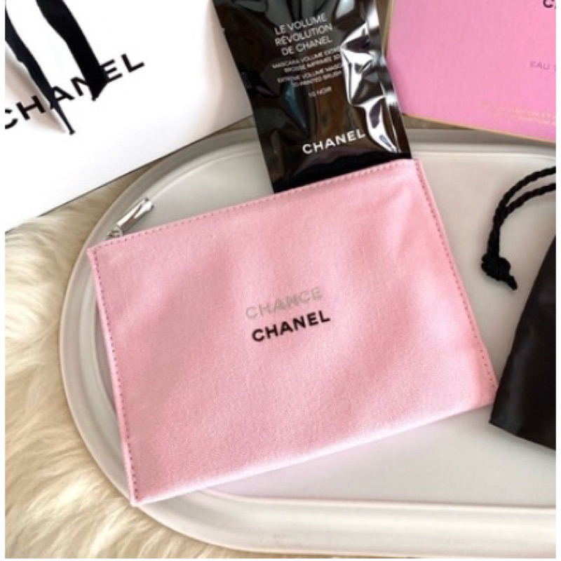 CHANEL CHANCE Perfumes Pouch Gift Box กระเป๋าเครื่องสำอางค์ของแถมกิ๊ฟ ...