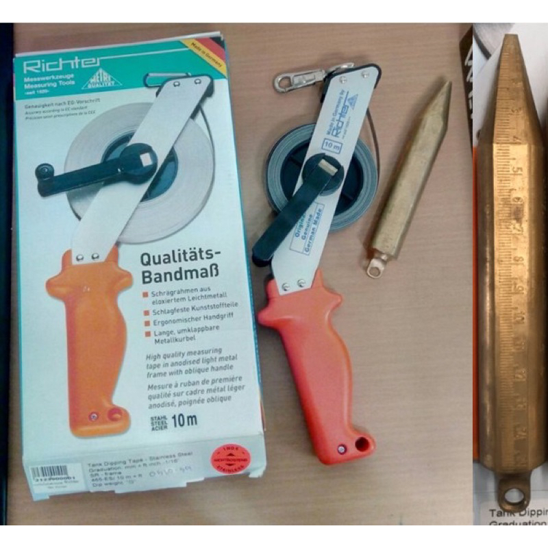 เทปวัดน้ำมันสแตนเลส Bandmab WEISS 20ม. หัวแหลม | Shopee Thailand