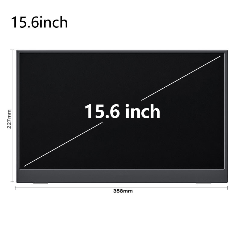 BEEX จอภาพพกพาขนาด 14 นิ้ว IPS Full HD 1920*1080P สำหรับพีซี แล็ปท็อป ...