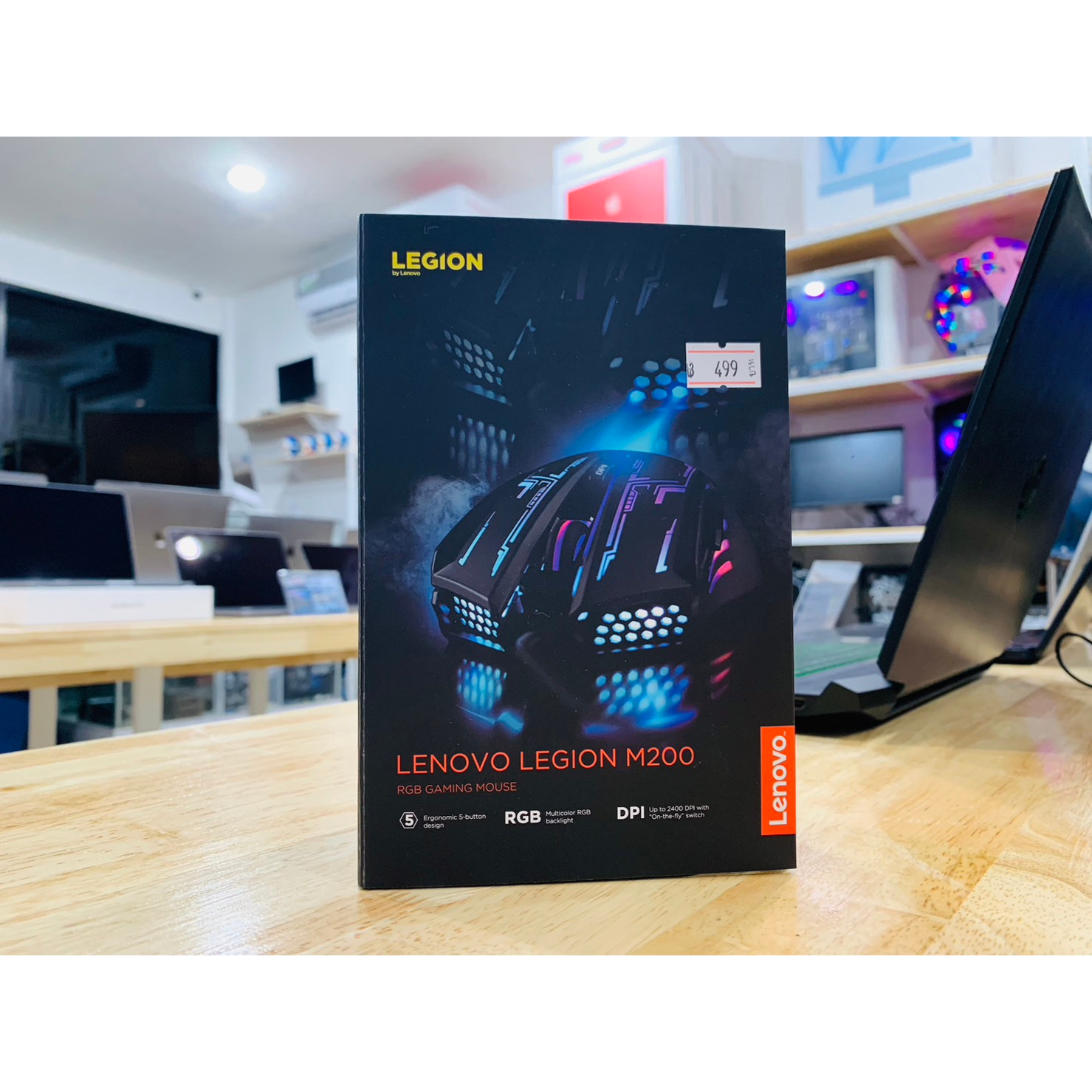 ของใหม่ MOUSE (เมาส์) LENOVO LEGION M200 RGB GAMING สินค้ามีประกัน ...