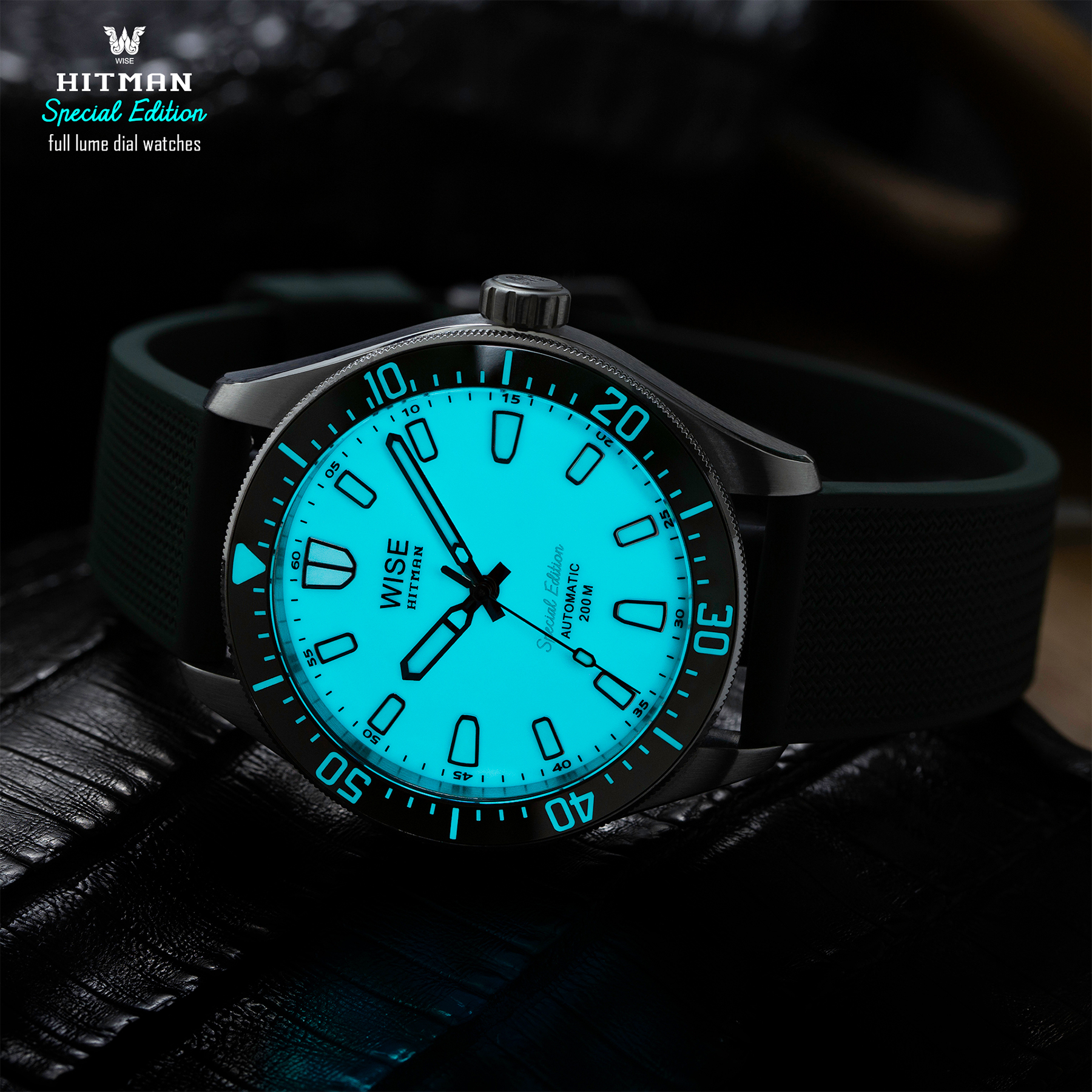 WISE รุ่น HITMAN HIT66 Full Lume Set สายยาง FKM Paisan *แจ้งสีสายที่ ...