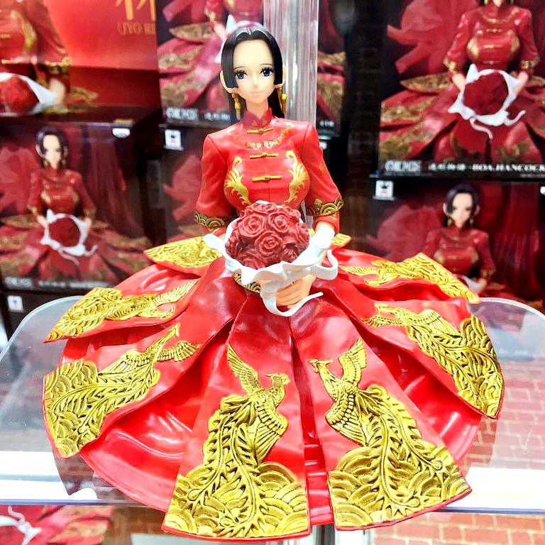 Banpresto Craneking One Piece Anime Boa Hancock In Traditional Red ...