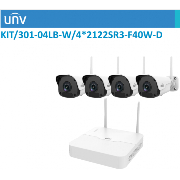 AKIRA TECH ชุดกล้องวงจรปิด WIFI CAMERA UNIVIEW ทรงกระบอก 2ล้าน UNIVIEW ชุดกล้องวงจรปิด WIFI 2 ...
