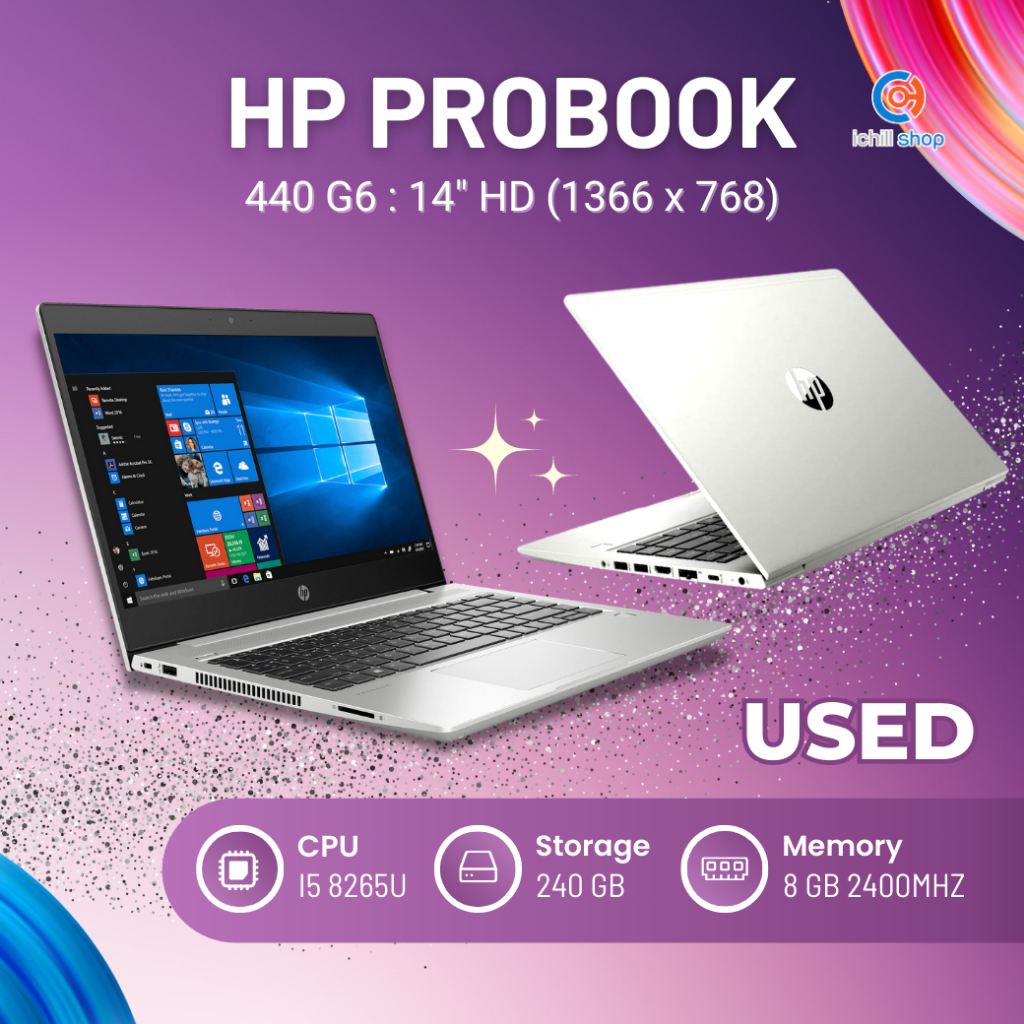 NOTEBOOK (โน๊ตบุ๊ค) HP PROBOOK 440 G6 P12665 | Shopee Thailand