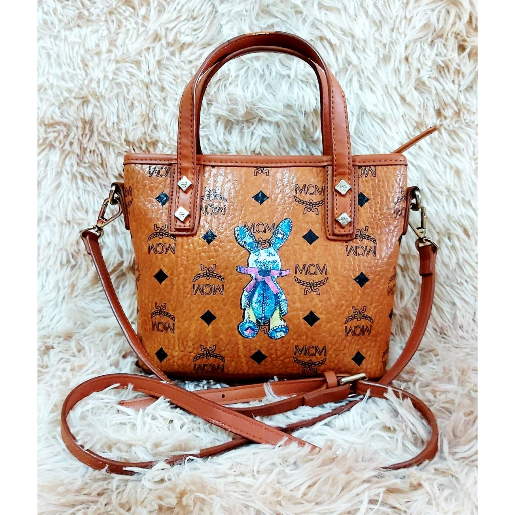 มือสอง กระเป๋า MCM Rabbit หนังแท้ หนังแท้ หนังสวยไม่มีตำหนิ | Shopee ...