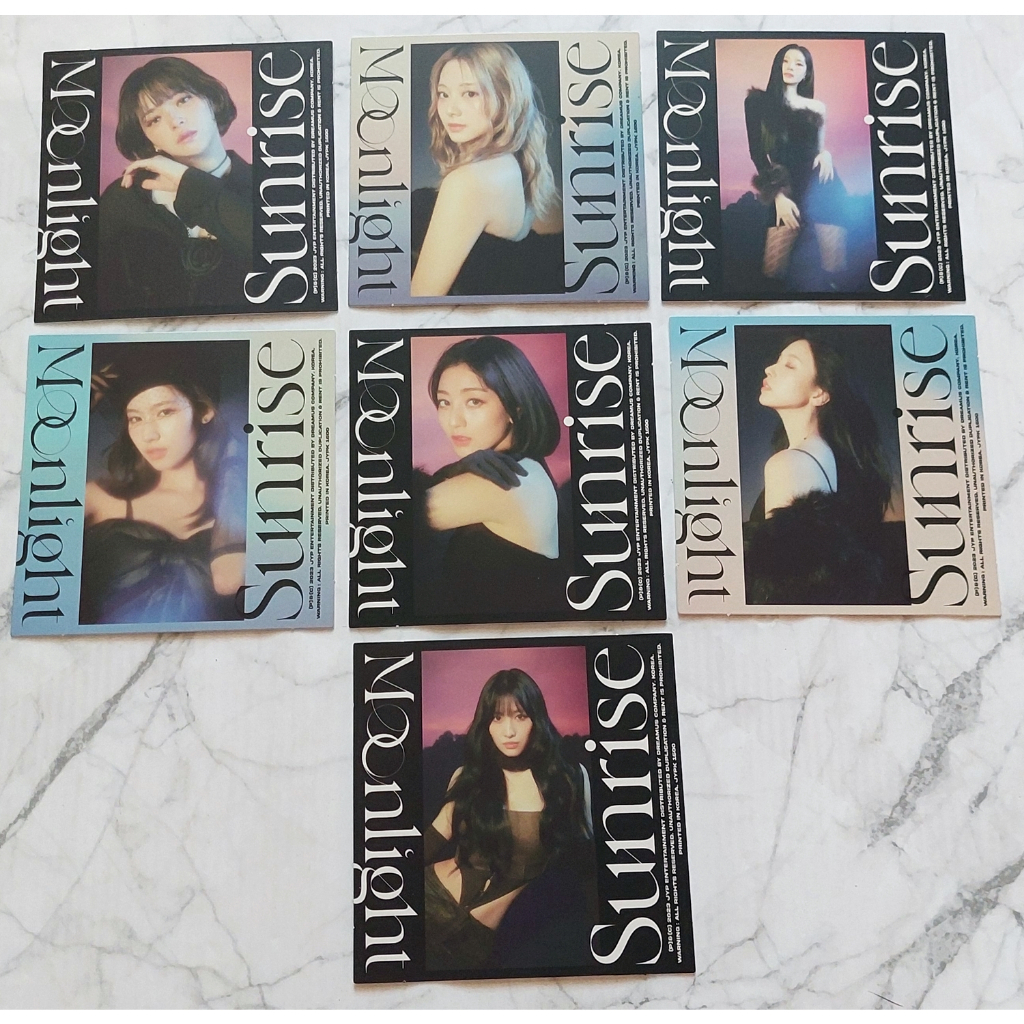 Mini Postcard ของแท้จาก CD อัลบั้ม TWICE - READY TO BE Album เวอร์ ...