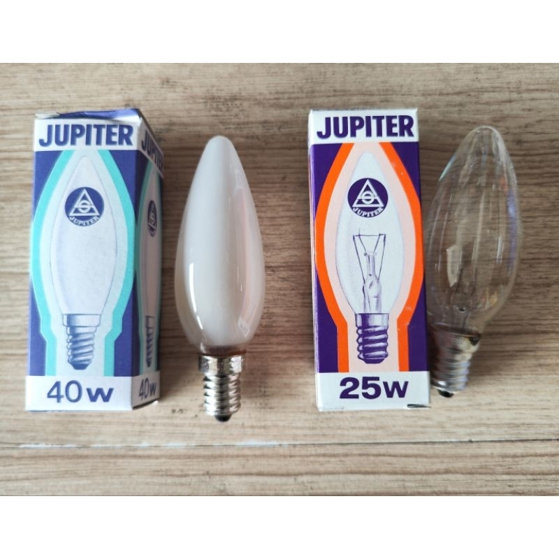 หลอดจำปา หลอดไส้ E14 25W และ 40W JUPITER | Shopee Thailand
