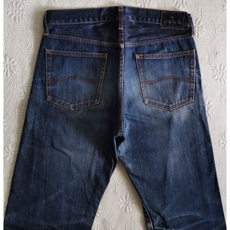 BOBSON CHESSKING เอว วัด จริง 32 -33 นิ้ว แบรนด์แท้ ญี่ปุ่น Cotton 100 % | Shopee Thailand