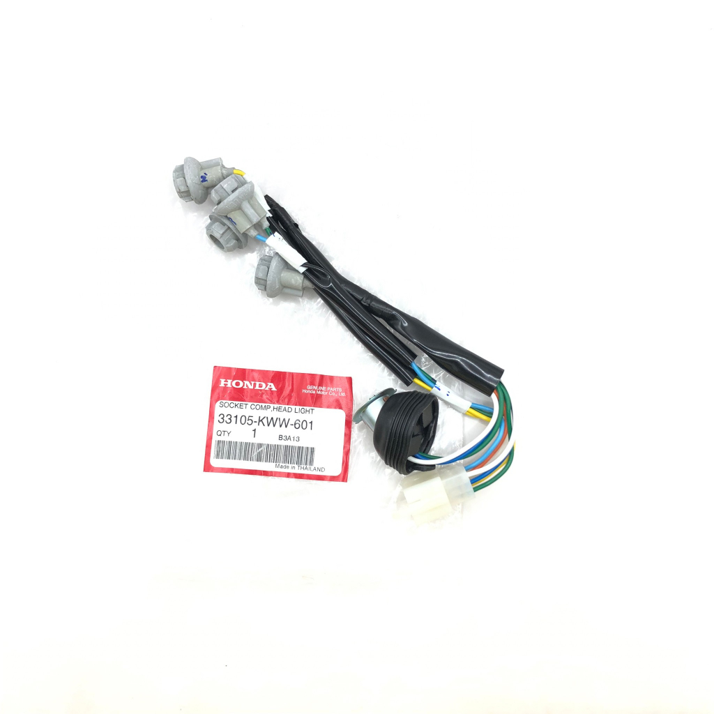 ขั้วไฟหน้า จุ๊บไฟหน้า WAVE 110I 2009-2018 5 ขั้ว แท้ HONDA SOCKET HEADLIGHT SU | Shopee Thailand