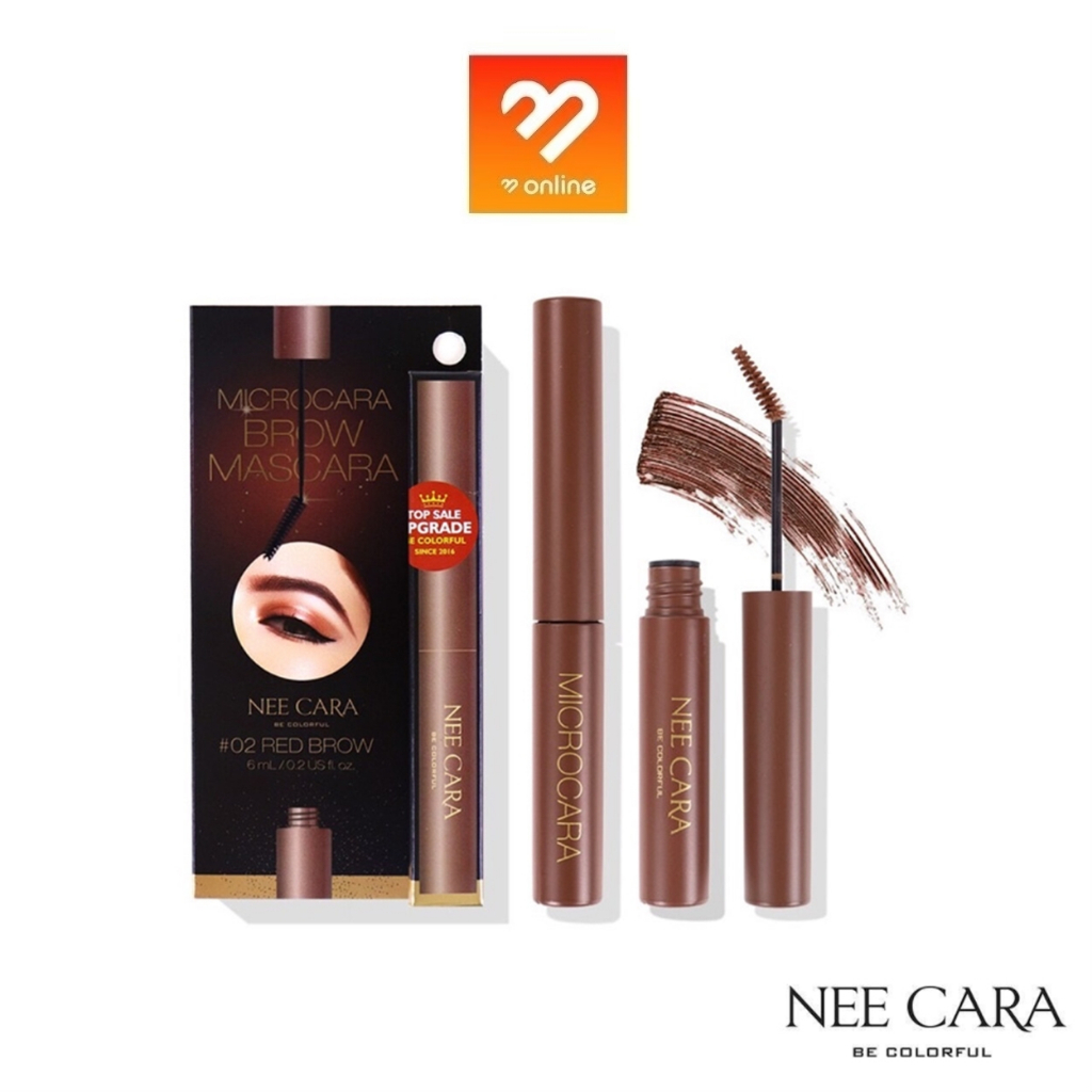 NEE CARA Microcara Brow Mascara 6g. มาสคาร่าคิ้ว จากนี คาร่า หัวแปรง ...