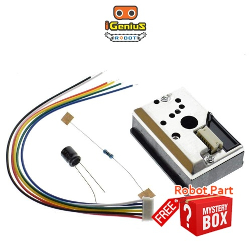 เซ็นเซอร์วัดฝุ่น Air Quality PM2.5 Dust Sensor Kit (มีของแถม) GP2Y1014AU0F Module Arduino ...