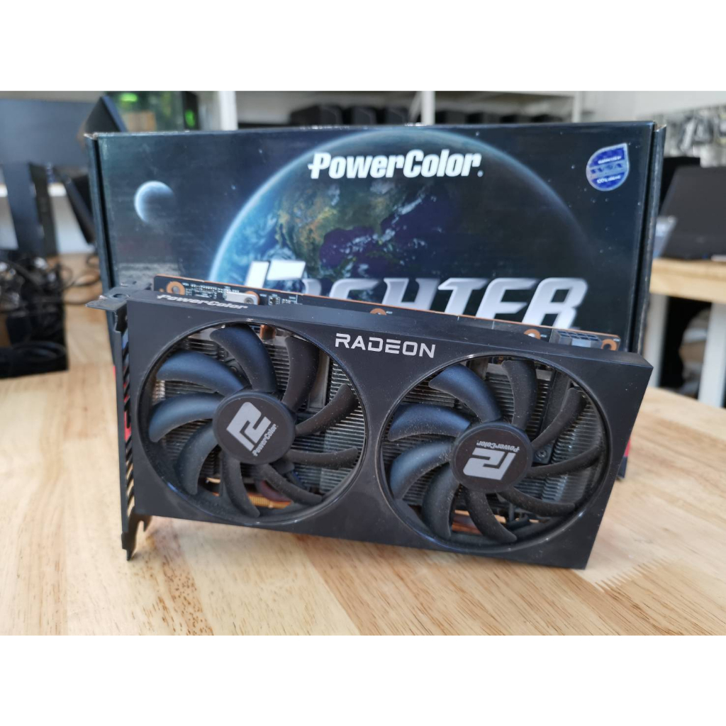 การ์ดจอมือสอง PowerColor AMD Radeon RX6600 8GB GDDR6 การ์ดแสดงผล สินค้า ...