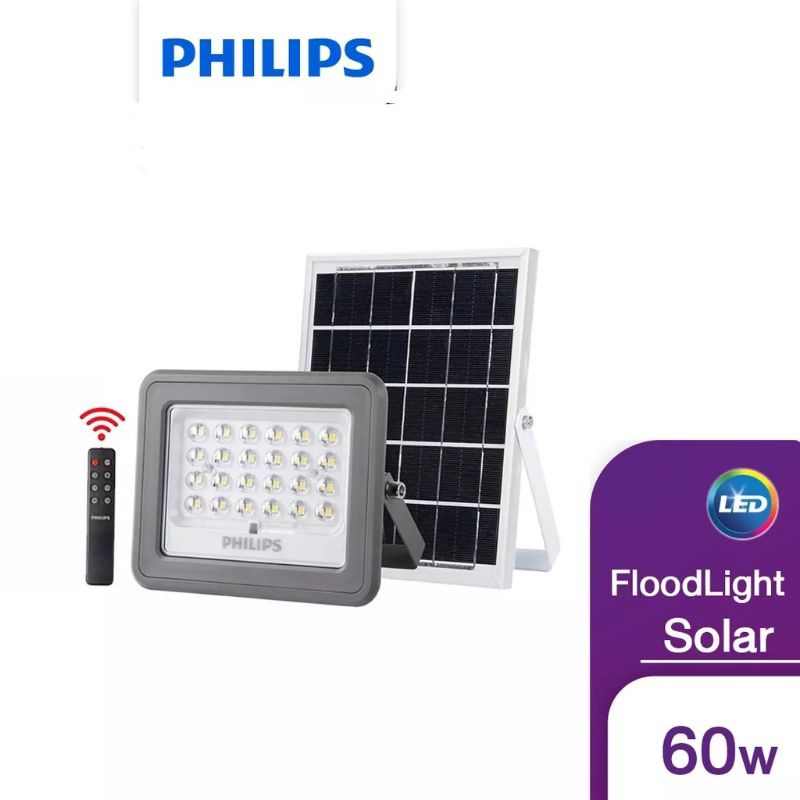 ของแท้ ประกันศูนย์ 1 ปี Philips Solar Flood BVC080 (4W 600Lumens) โซล่า ...