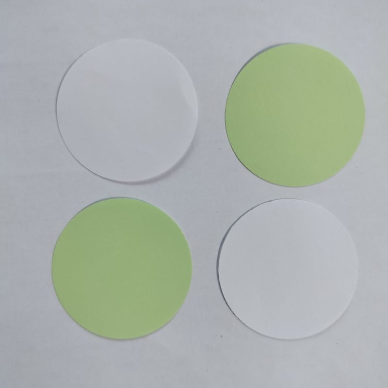(50ดวง🌑) กระดาษวงกลม กระดาษรูปวงกลมกระดาษรูปวงกลม สีเขียวอ่อน | Shopee ...