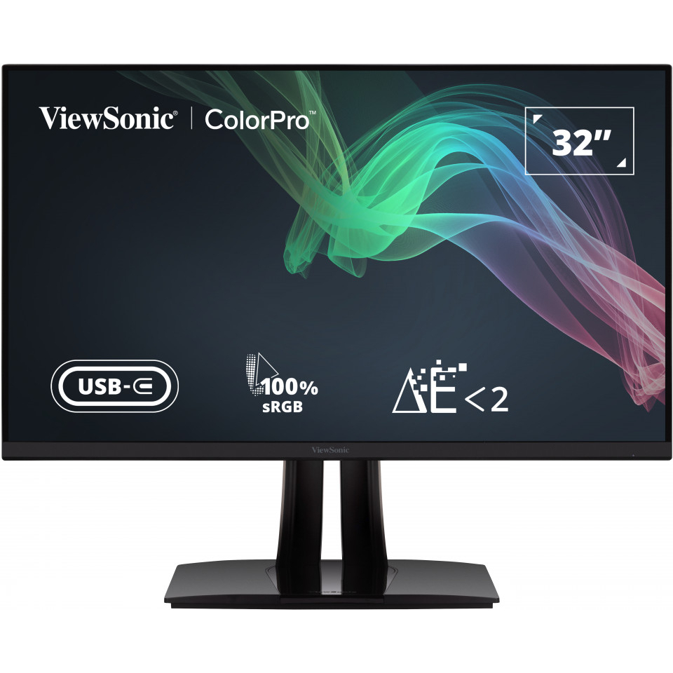 ViewSonic VP3256-4K 32 Inch Premium IPS 4K Ergonomic Monitors, Color ...