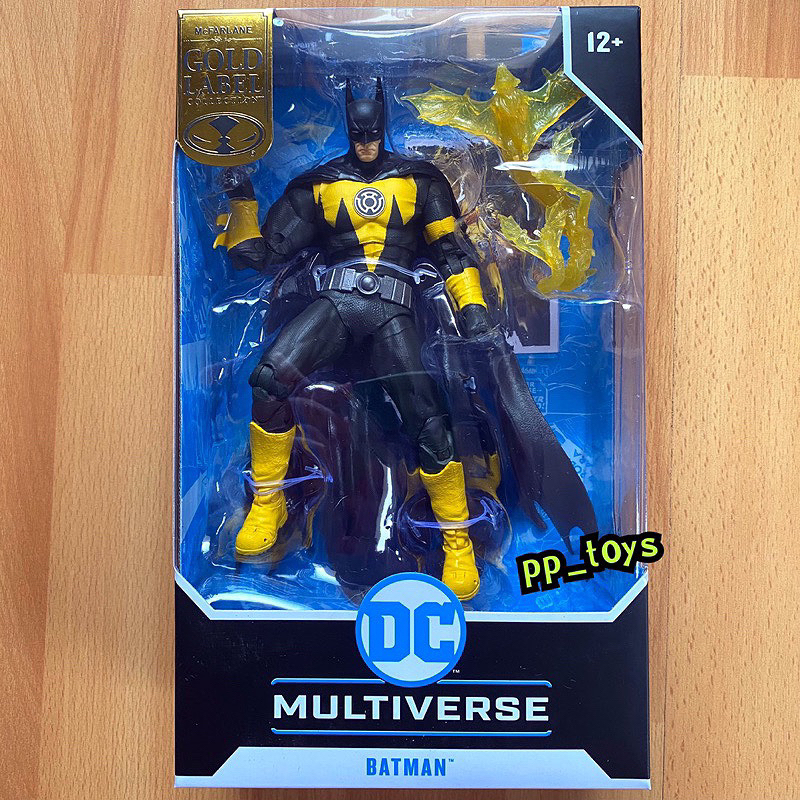 Mcfarlane Batman Sinestro Corps(Gold Label) Yellow Lantern 7” figure 1: ...