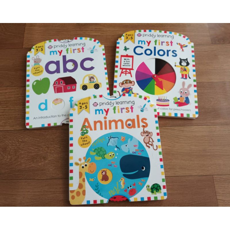 Priddy Learning book series, My First ABC / Colors / Animals | Shopee ...