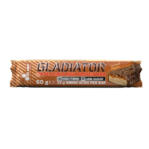 Olimp Gladiator Protein Bar - 60g จำนวน 5 แท่ง ขนมโปรตีนอัดแท่งแสนอร่อย ...