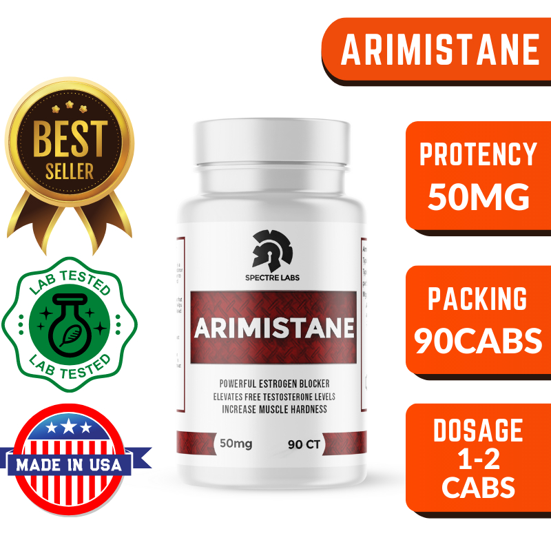 SPECTRE LABS Arimistane 50mg - 90 Capsules | Shopee Thailand