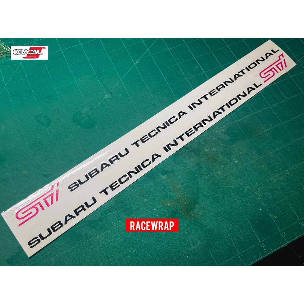 สติกเกอร์ sti สติกเกอร์ subaru sti sticker สติกเกอร์แต่งรถ subaru sti ...