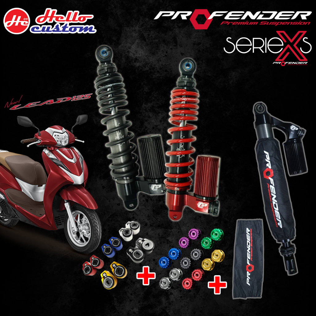 โช้ค Profender X Series Lead125 4V สูง 330mm. Click125 / Click150 / Giorno | Shopee Thailand