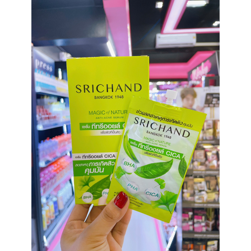 ศรีจันทร์ เมจิค ออฟ เนเชอร์ ทับทิม/ เลม่อน/ ทีทรีออยล์/ อโรเวร่า Srichand Magic Of Nature Cream ...