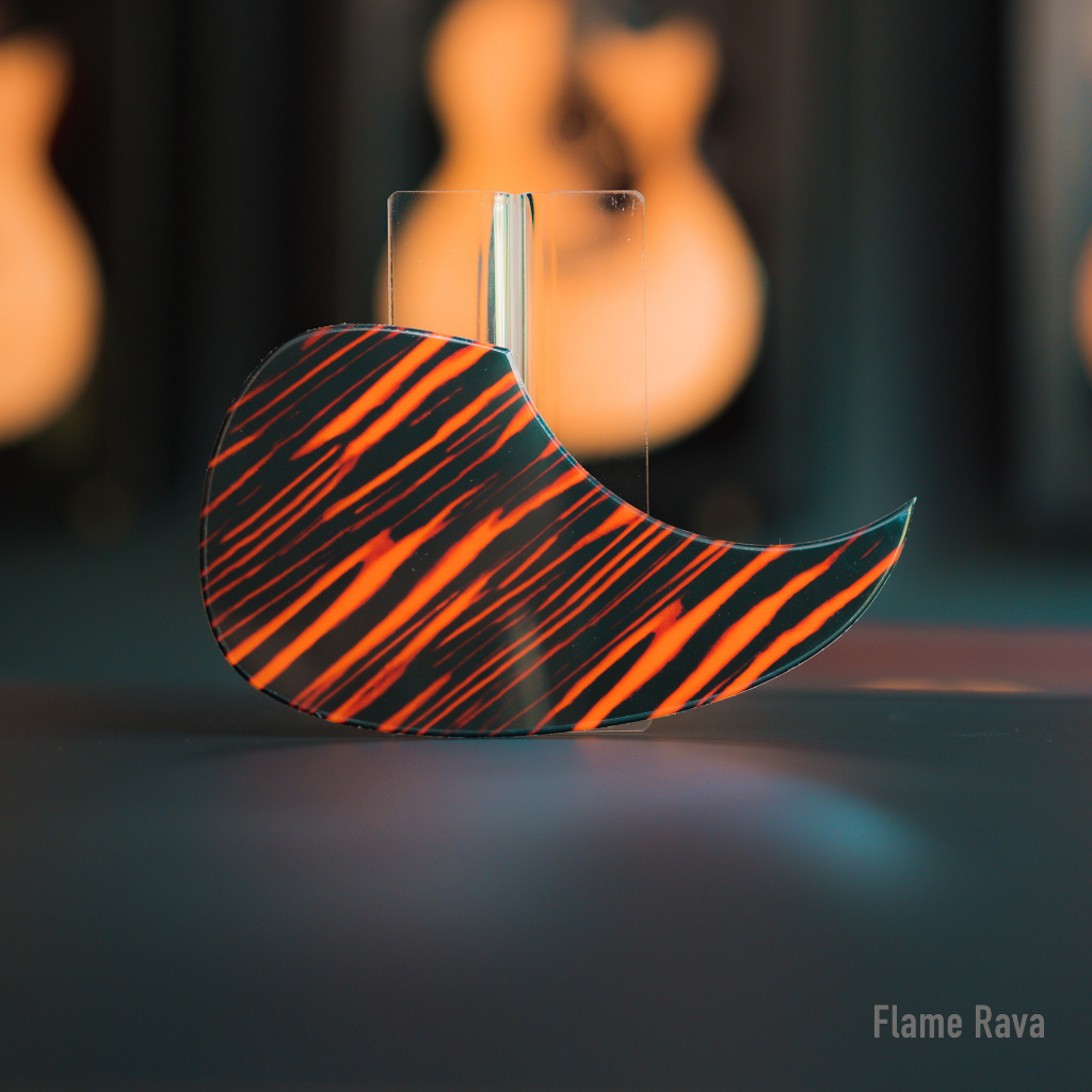 ปิ๊กการ์ดกีตาร์ Howdy Master & Son Flame Rava | Shopee Thailand