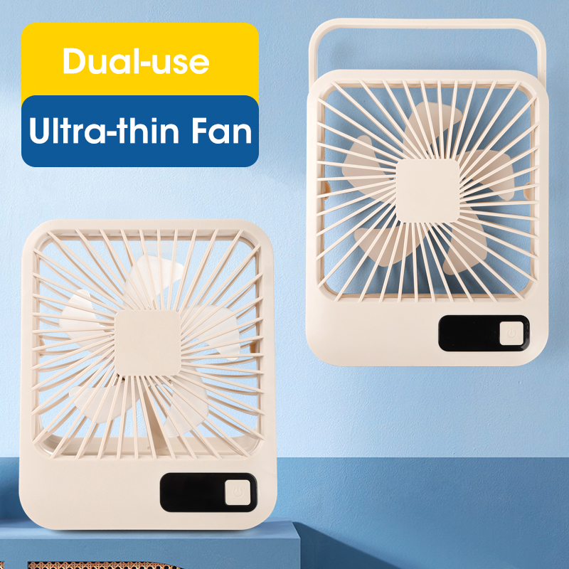 พัดลมพกพา Q3 USB Fan แบบชาร์จแบต USB พัดลมพับ 5 ระดับสามารถปรับได้ ...
