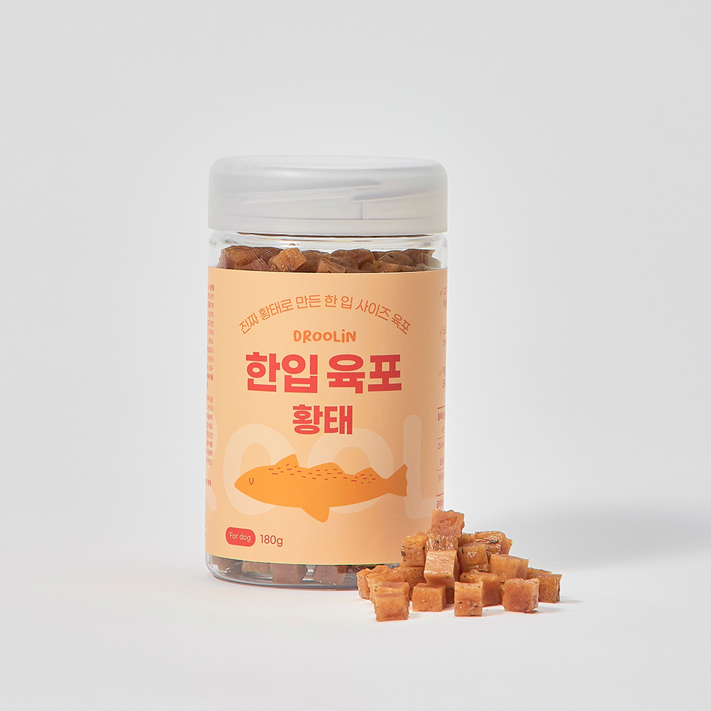 หมดอายุ 20/6/25 DROOLiN BITE JERKY POLLACK ขนมสุนัขแคลอรี่ต่ำให้ได้วัน ...