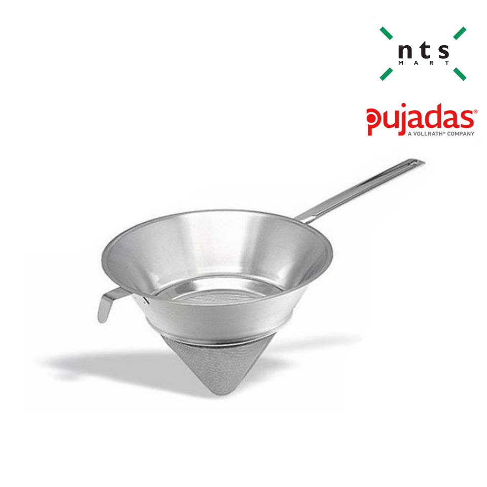 PUJADAS CONICAL COLANDER กรวยกรองสแตนเลส กระชอนสแตนเลส ขนาด 20-24 ซม. ...