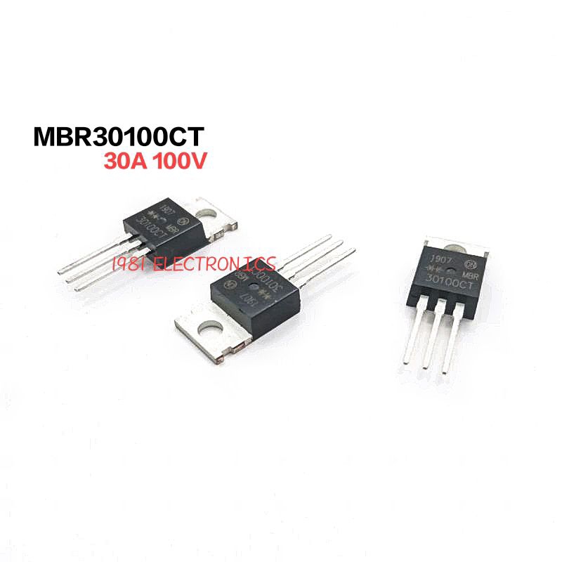 MBR30100CT MBR30100 SCHOTTKY DIODE TO-220 30A 100V ราคา 1ตัว | Shopee Thailand