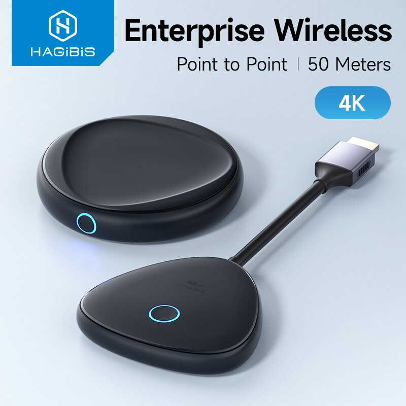 Hagibis 4K HDMI Wireless Transmitter and Receiver Kit, 2.4/5GHz ...