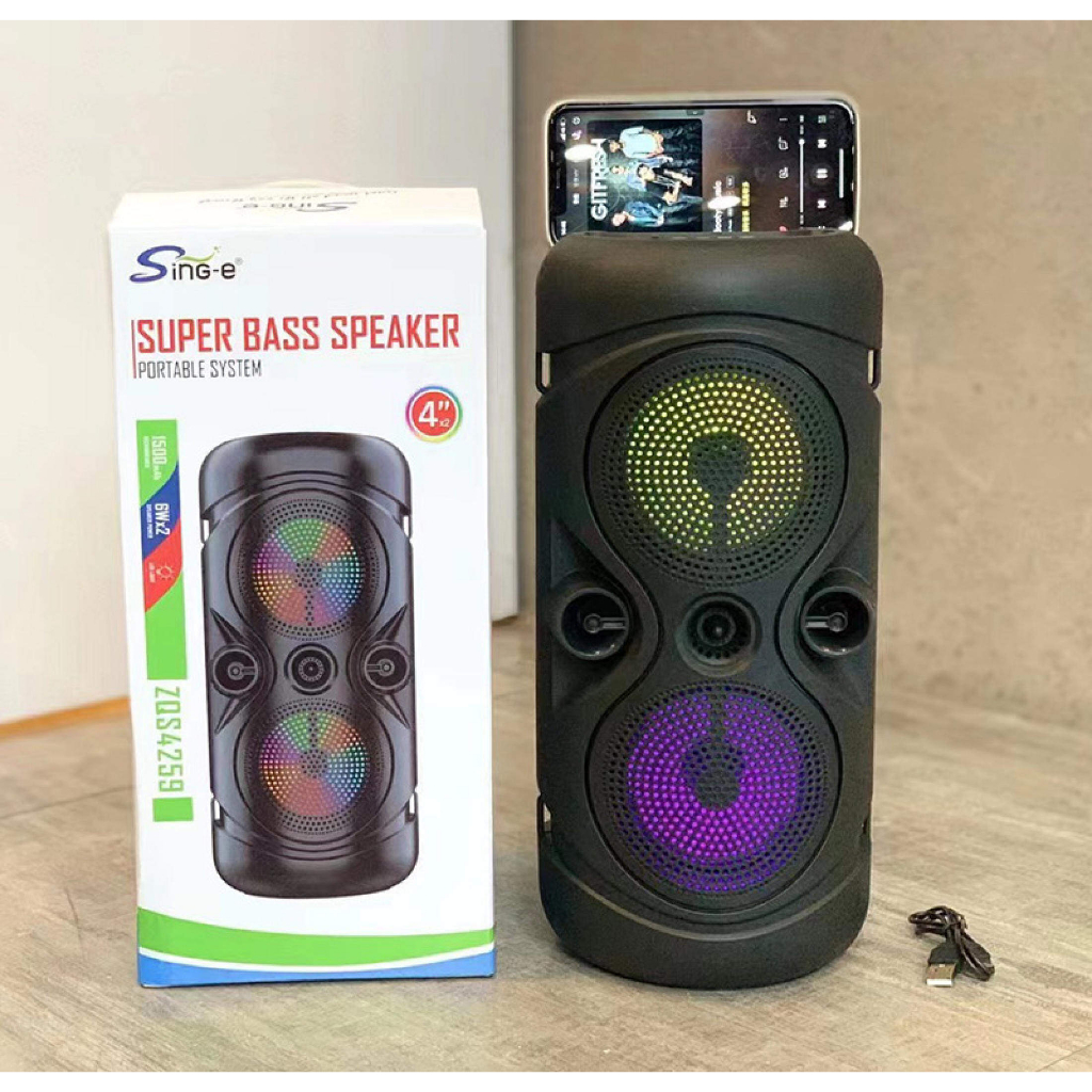 ZQS4239 ลำโพงบลูทูธ ลำโพง บลูทูธ 8นิ้ว เสียงดังมาก กระแสเสียงระเบิด KTV Wireless Speaker(แถมฟรี ...