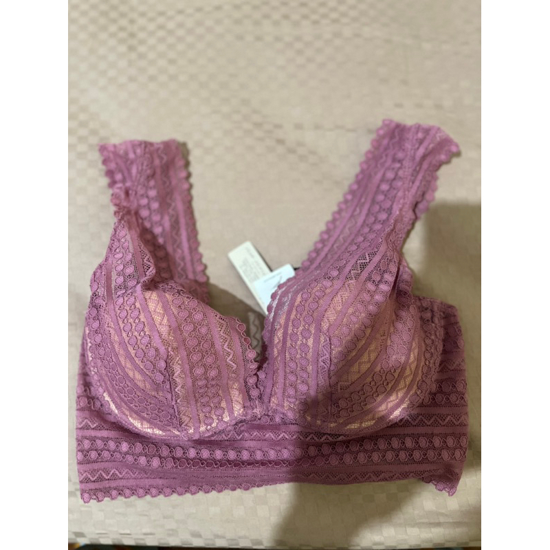 บราเซ็กซี่ ลูกไม้ผ้านิ่ม แบรนด์ sanina collection mad moiselle | Shopee Thailand