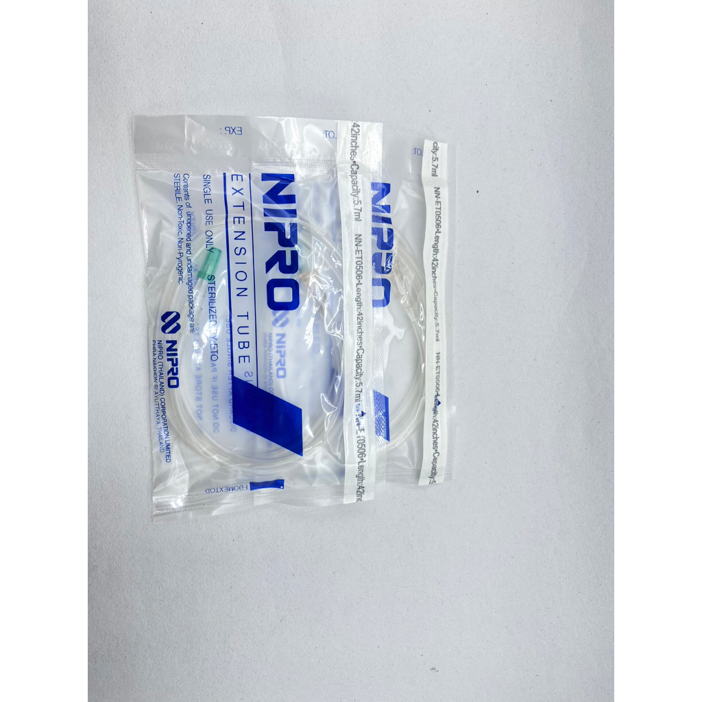 Nipro Extension Tube (ยกกล่อง) สายต่อให้น้ำเกลือ ขนาดยาว12" 18" 36"และ ...