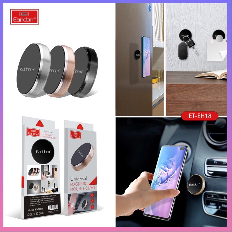 Earldom EH18 EH255 EH256 แม่เหล็กติดมือถือ Universal Magnetic Mount Holder | Shopee Thailand