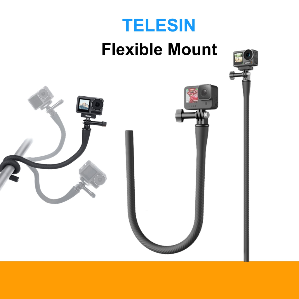 TELESIN Flexible Mount for Action Cameras / GoPro Hero Action Camera ...