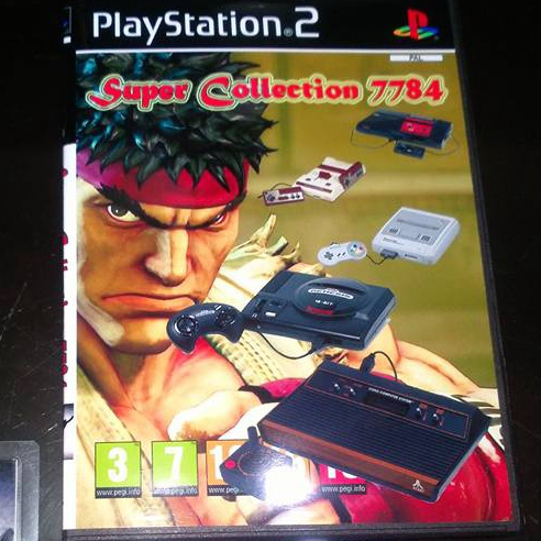 Ps2 // Super collection 7784 รวม คอลเลคชั่นเกมส์ ทั้ง MD /FC/ SFC ...