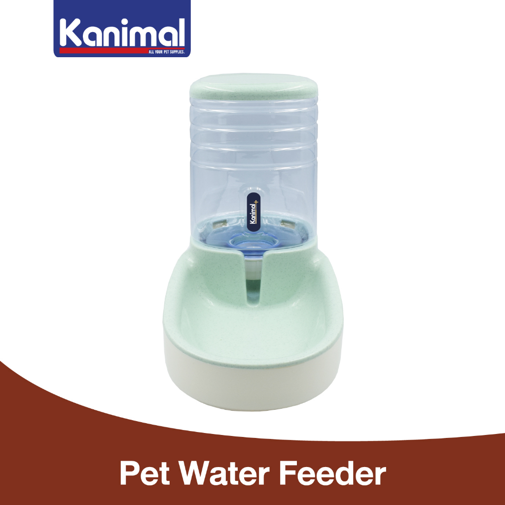 [104010] Kanimal Pet Water Dispenser ที่ให้น้ำอัตโนมัติ ชามน้ำดื่ม พร้อมสปริงดันน้ำ สำหรับสุนัข ...