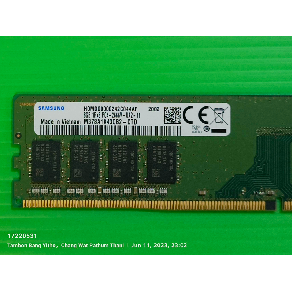 Memory DDR4 PC 8GB x1 BUS 2400 2666 3200 Mhz OEM DELL HP Ram แรม ...
