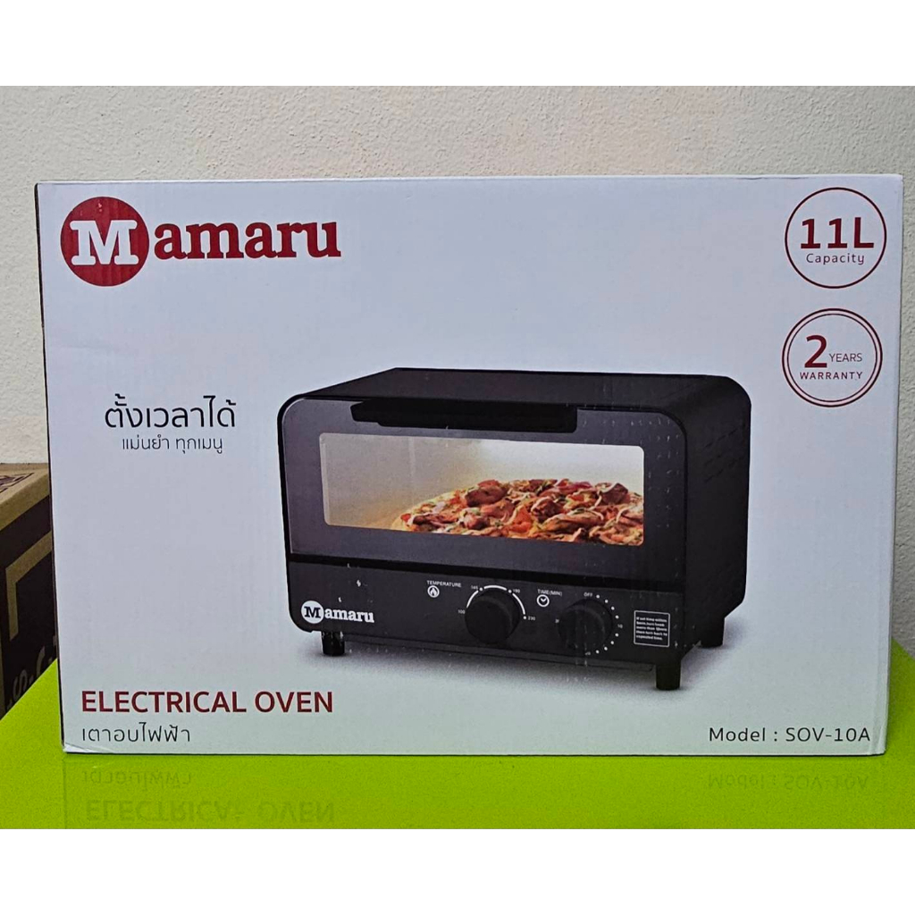 MAMARU เตาอบไฟฟ้า (1000 วัตต์, 11 ลิตร) รุ่น SOV-10A | Shopee Thailand
