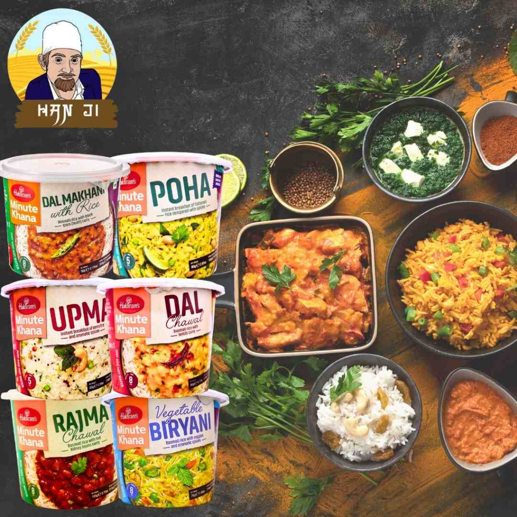 Haldirams Minute Khana แกงอินเดียพร้อมข้าว Dal Chawal Chole Chawal Poha ...