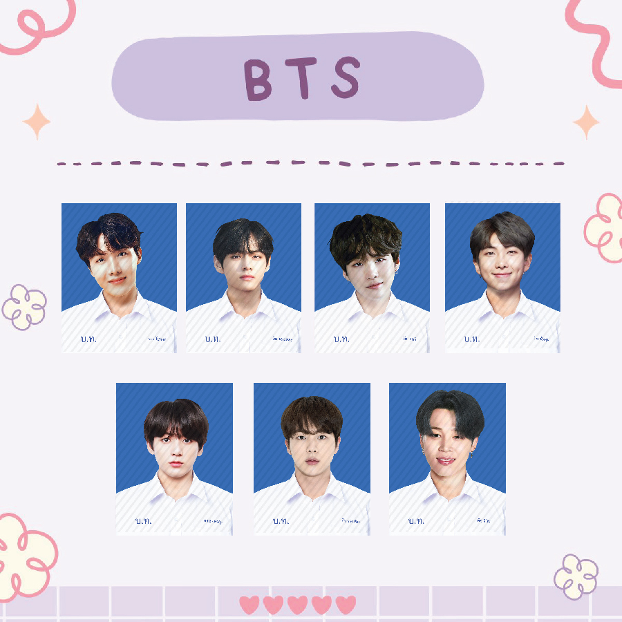 ID PHOTO BTS รูปติดบัตรชุดนักเรียน | Shopee Thailand