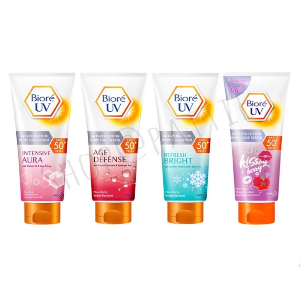 Biore UV Anti-Pollution Body Care Serum SPF50+/PA+++ 150ml บิโอเร ยูวี ...