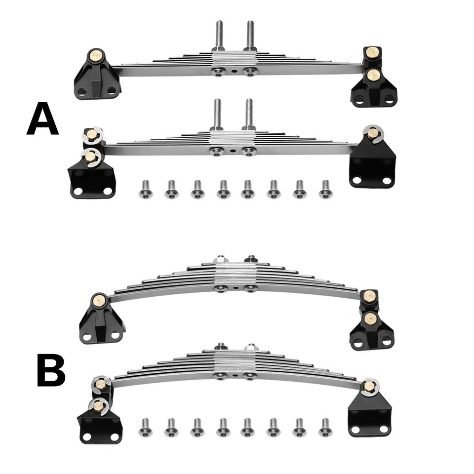 Metal Suspension Spring Plate Front Rear Leaf Spring Hanger for 1/14 ...