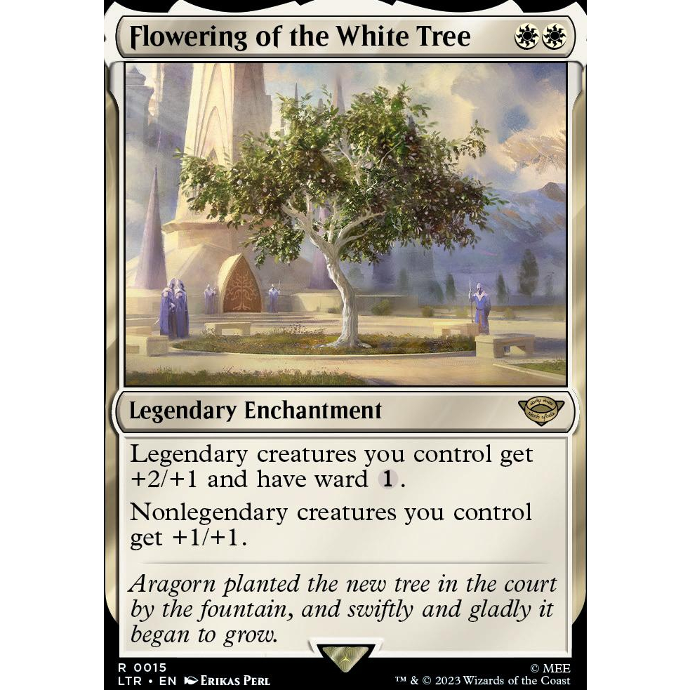 [MTG][Single][LTR] Flowering of the White Tree ระดับ Rare [ภาษาอังกฤษ ...