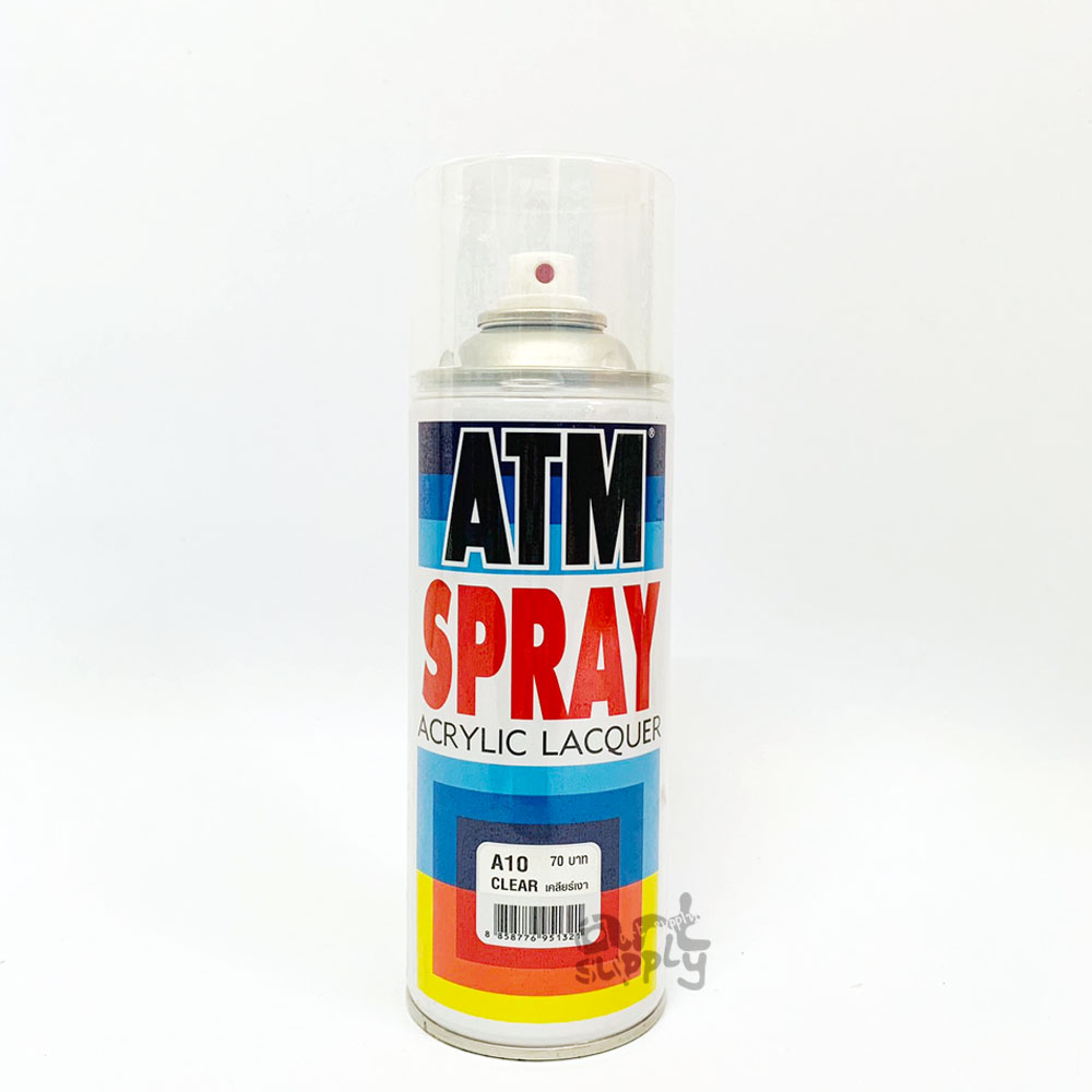 สีสเปรย์กระป๋อง ATM สีทอง A228 /เคลือบเงา A10 | Shopee Thailand